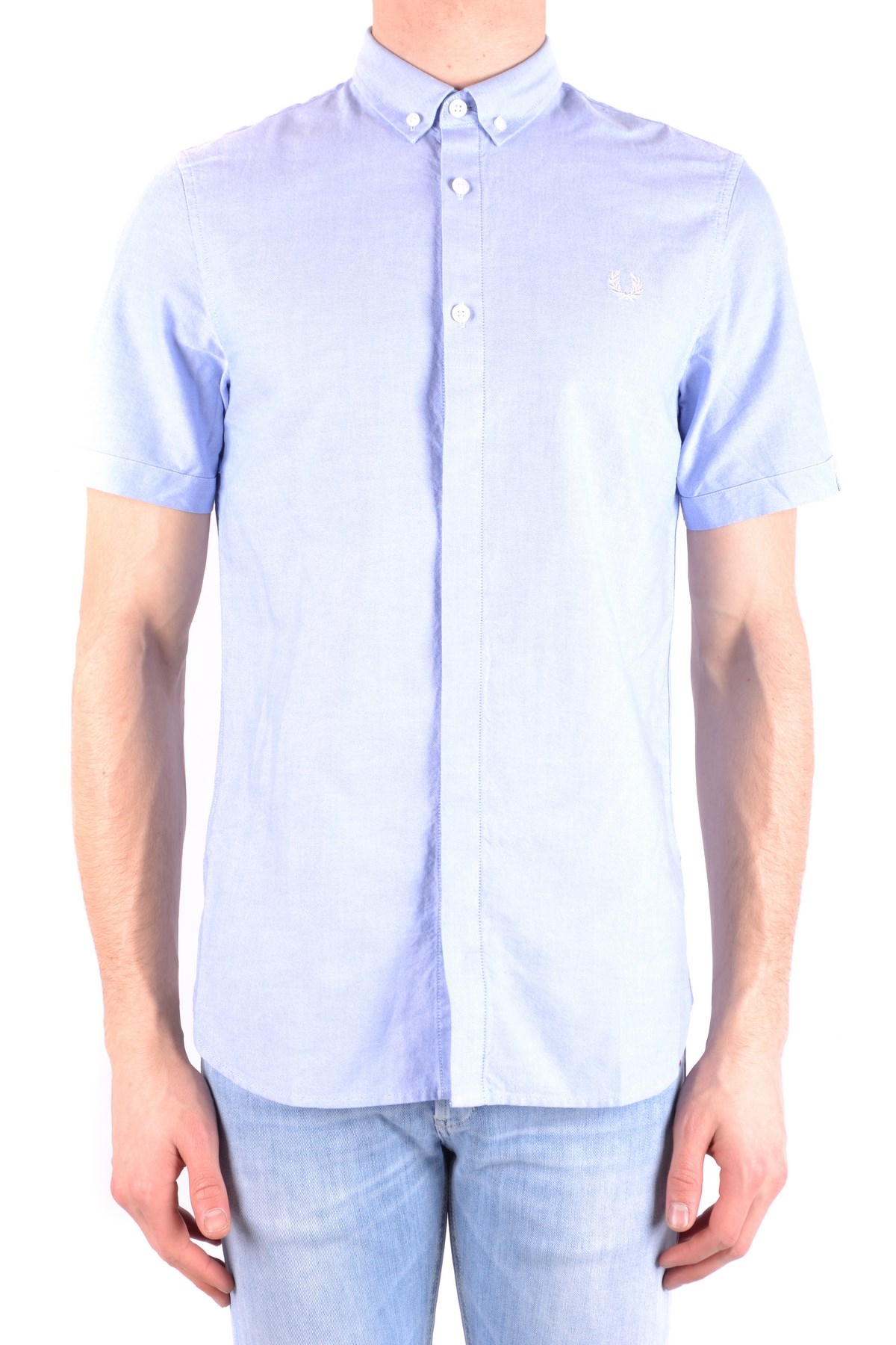 Camicia Fred Perry Celeste M1529 PT7632 | eBay